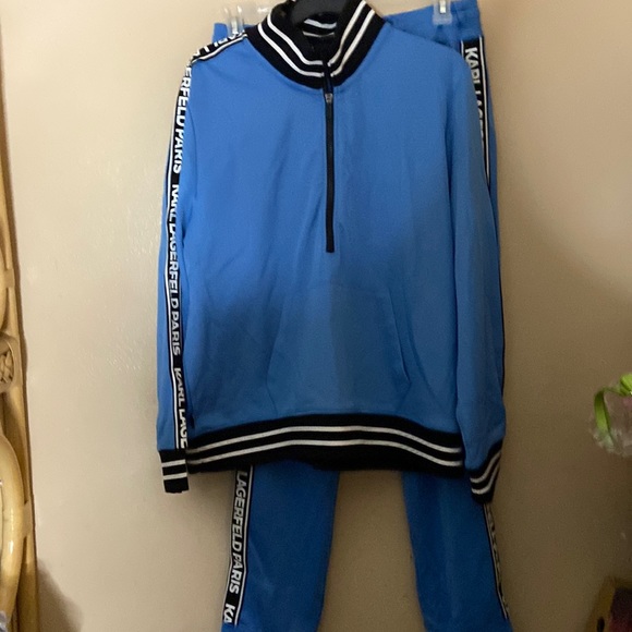 Karl Lagerfeld | Other | Karl Lagetfied Two Piece Track Suit | Poshmark